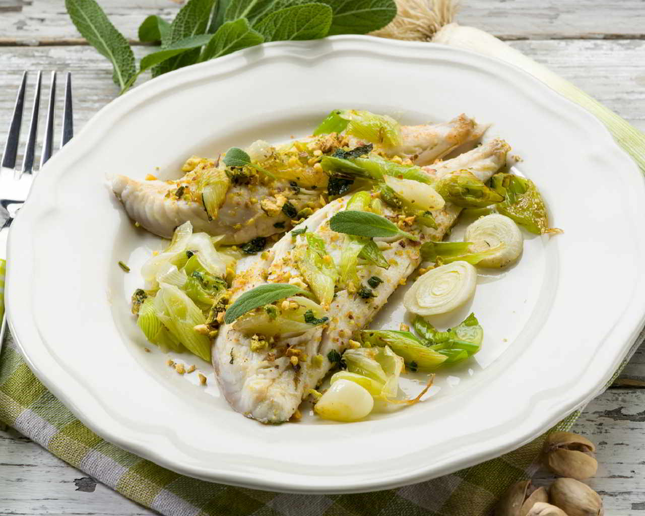 Colin avec sa fondue de poireaux et endives - Recettes et Terroirs