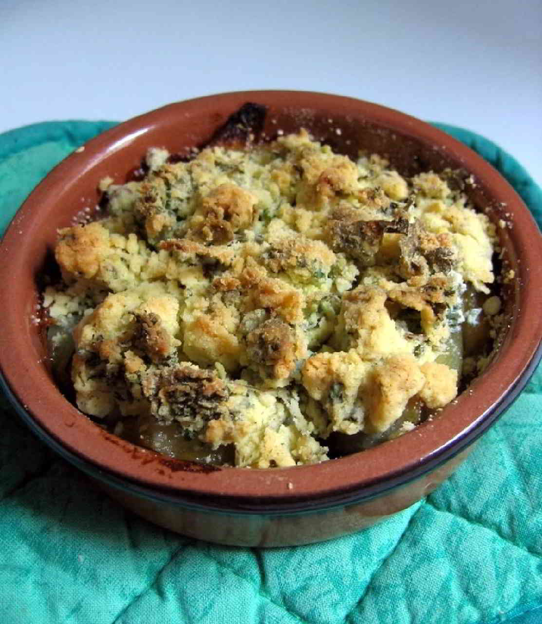 Recette Crumble aux échalotes grises - Recettes et Terroirs