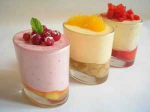 Recette Verrines à la mousse de fruits - Recettes et Terroirs